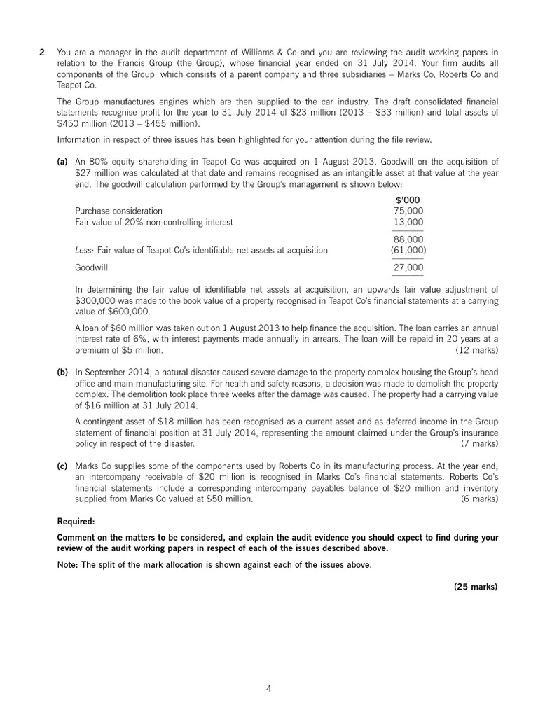 Williams & Co | PDF | Goodwill (Accounting) | Mergers And Acquisitions