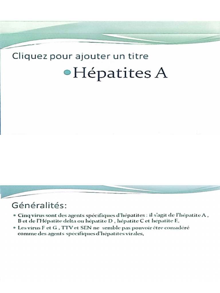 Hépatite | PDF