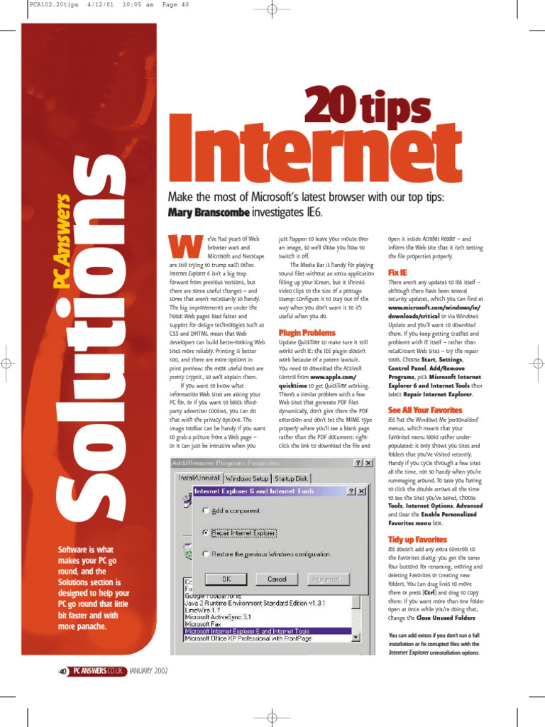 Internetexplorer 6 X | PDF | Http Cookie | Internet Explorer