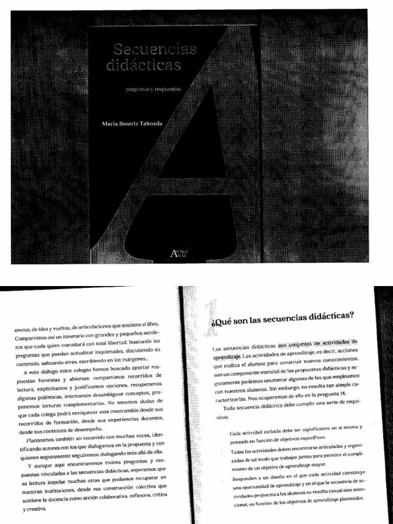 Taboada María B. Secuencias Didácticas | PDF