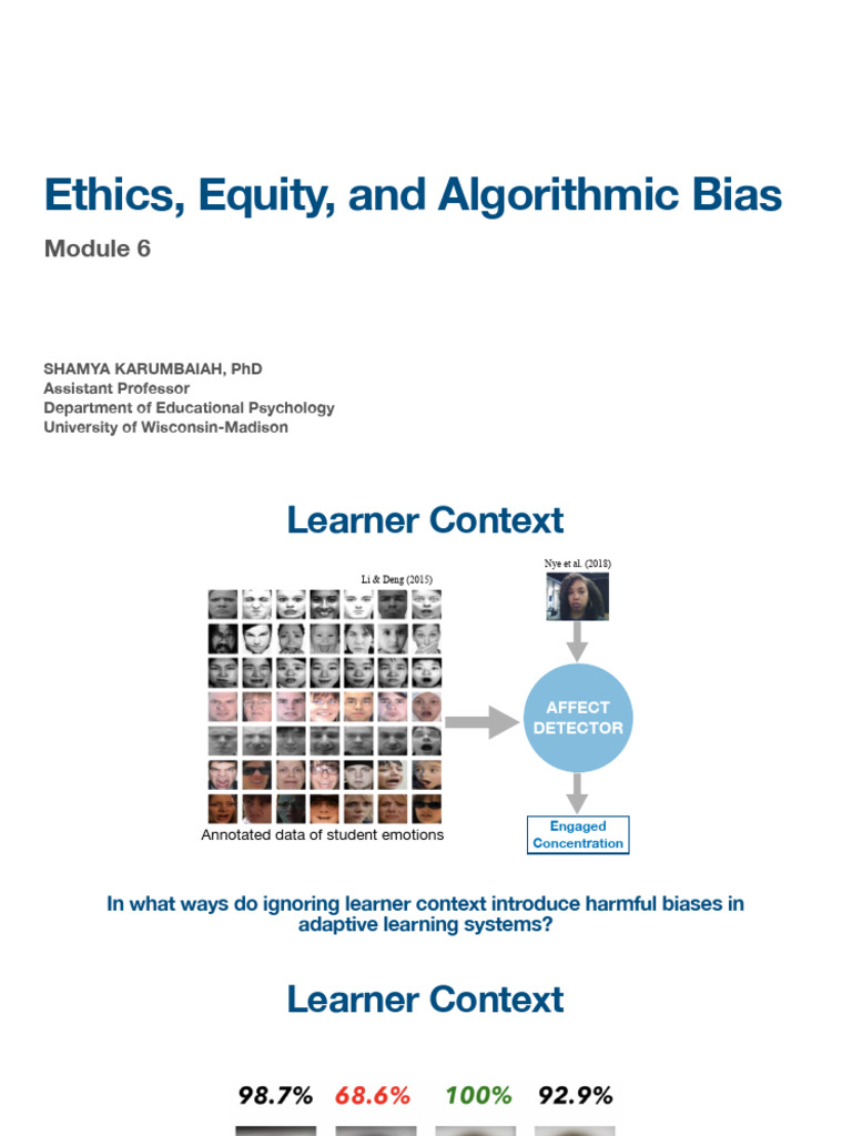 Lecture1_Module6_Karumbaiah | PDF | Bias | Cognition