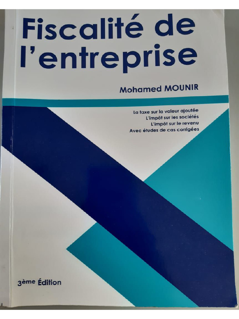 Fiscalite de Lentreprise Mohamed Mounir | PDF