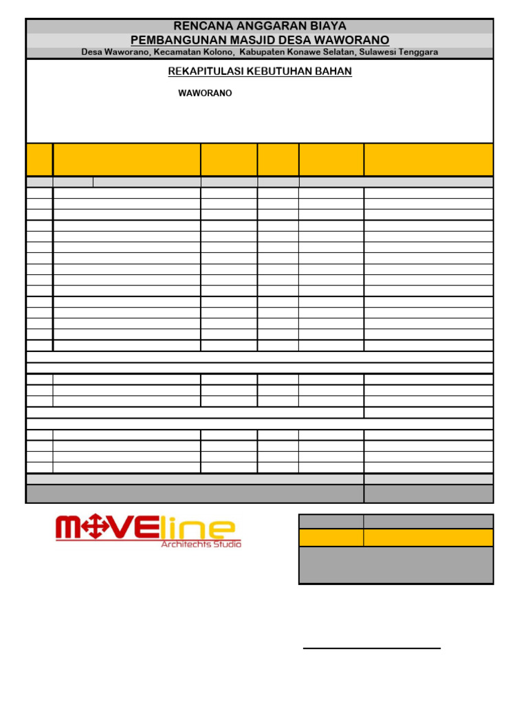 20230919-Rab Pra Desain-Masjid Waworano-2023 | PDF