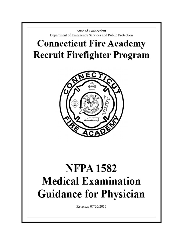 2015 NFPA 1582 Medical Examination Guidance For Physician | PDF | Heart ...