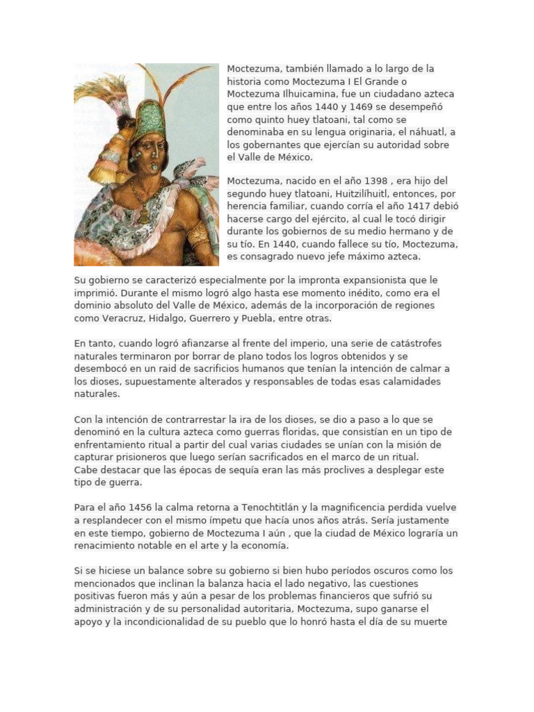 Moctezuma | PDF