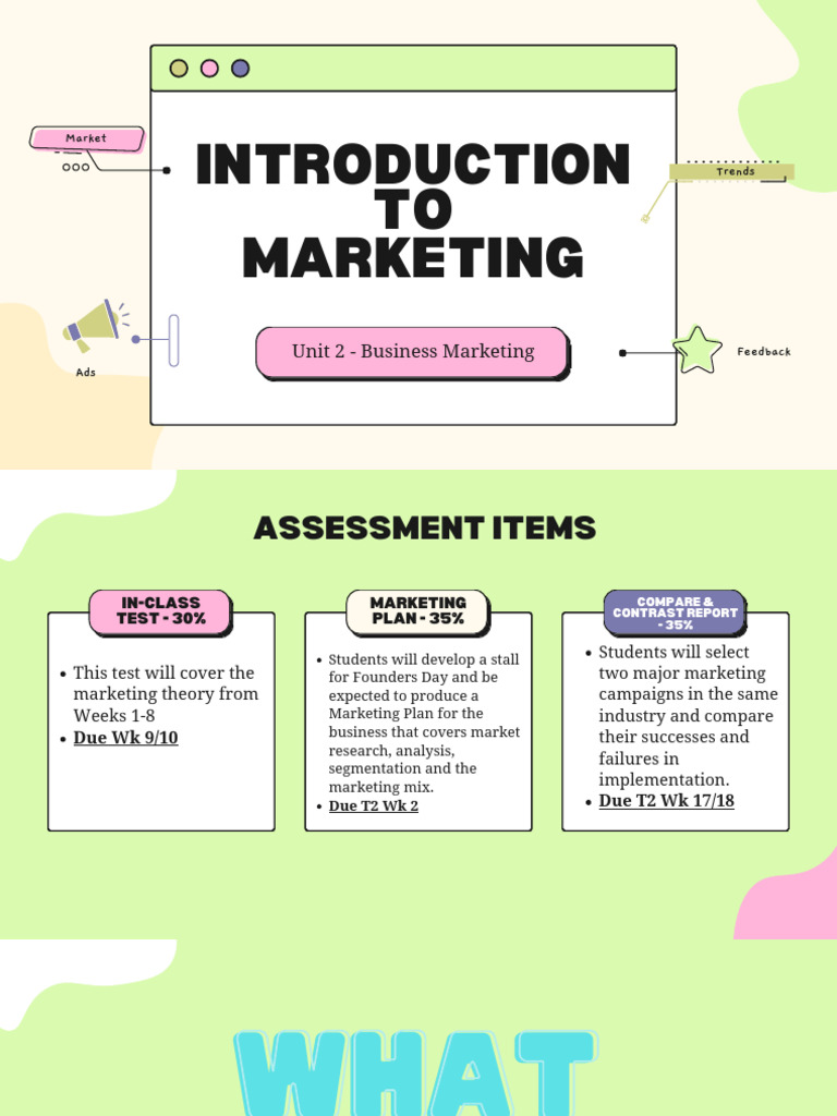 Introduction To Marketing | PDF | Marketing | Sales