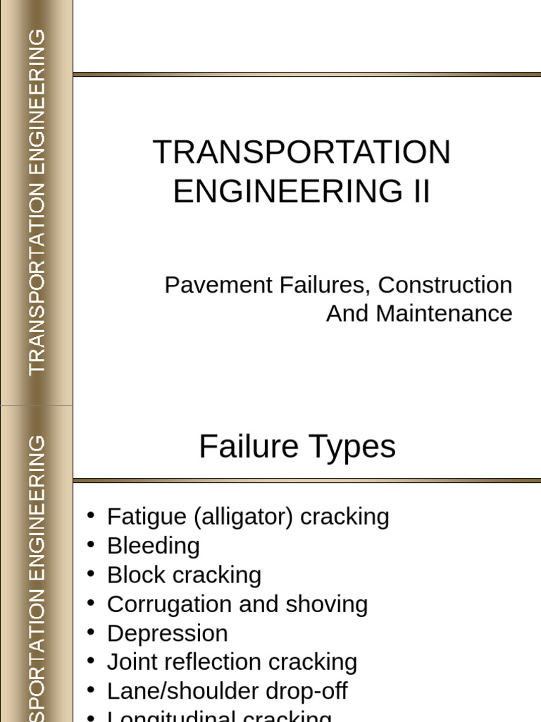 Pavement Failure, Construction and Maintenance | PDF | Road Surface | Materials