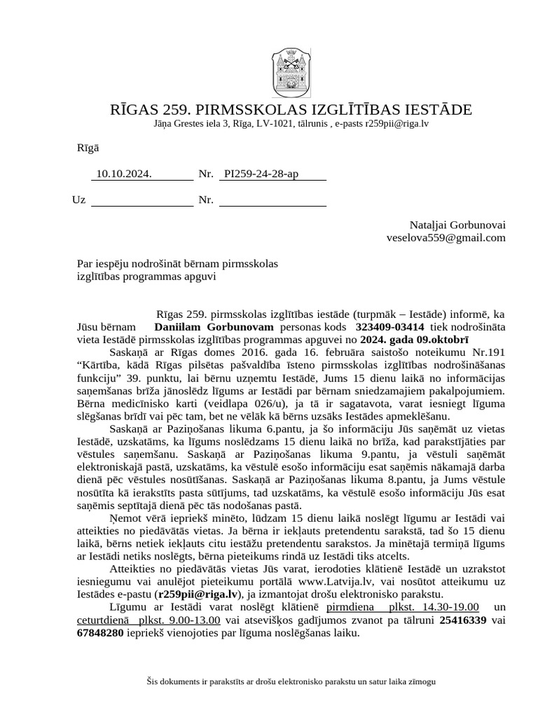 Dokuments Institucija | PDF