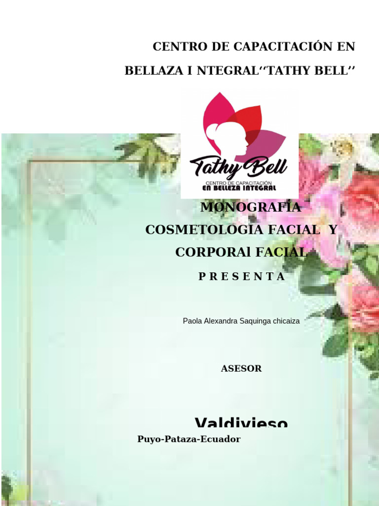 Monografia Melida (Autoguardado) | PDF | Piel | Medicina CLINICA