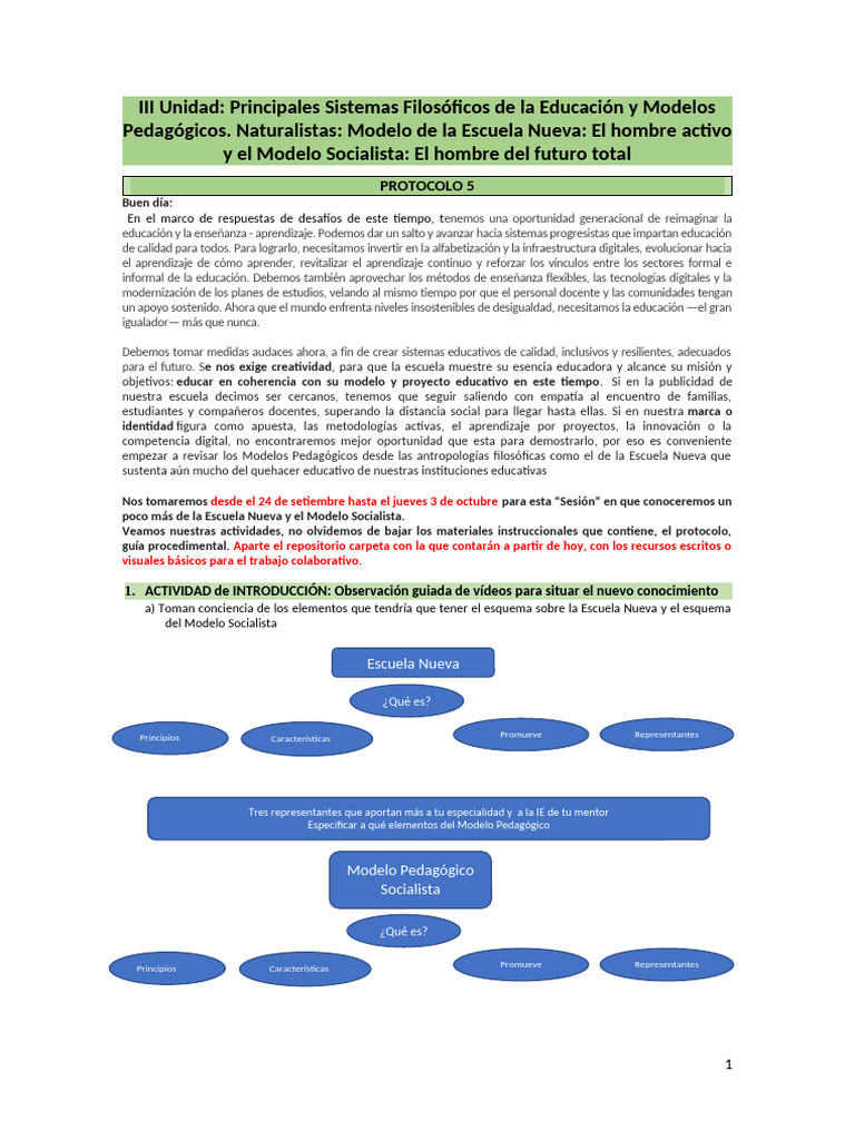 Protocolo 5 TE 24 2 2 | PDF | Enseñando | Infografia