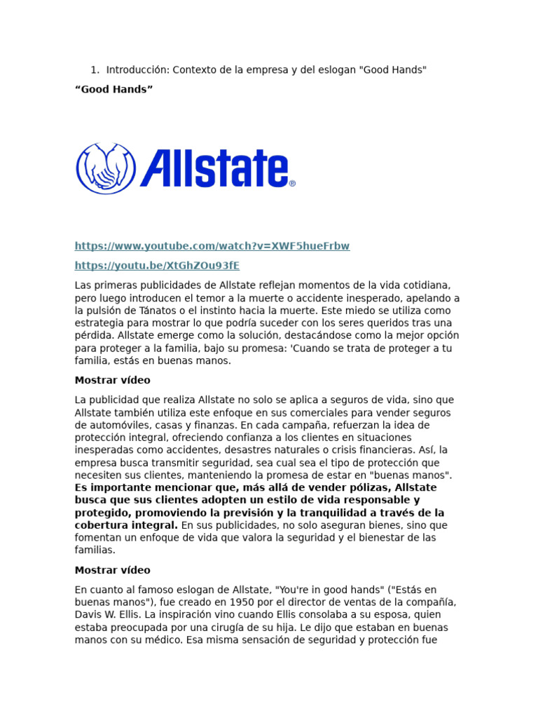 Allstate | PDF | Marca | Publicidad