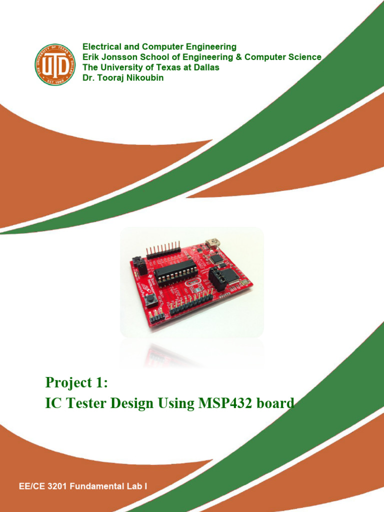Project # 1 | PDF | Logic Gate | Integrated Circuit