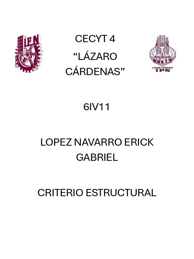 Criterio Estructural 2 | PDF