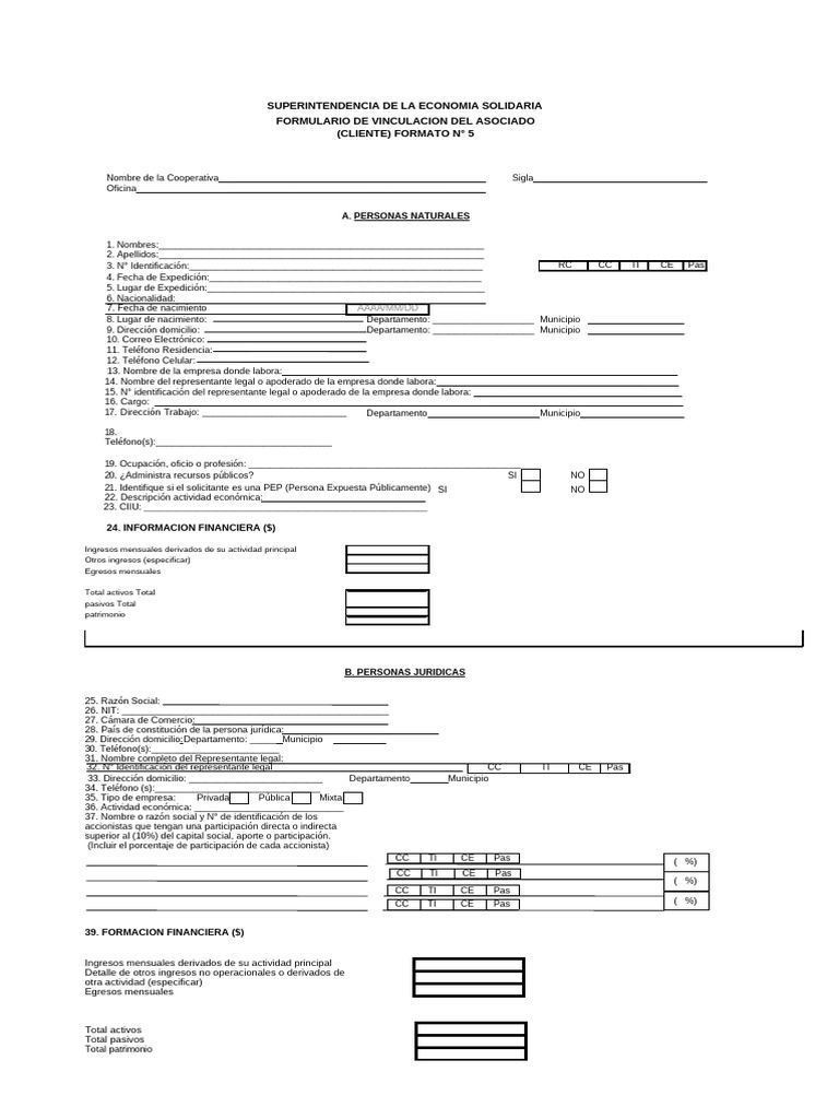 propuesta_formato_n_5_formulario_de_vinculacion_28_05_2020 | PDF propuesta_formato_n_5_formulario_de_vinculacion_28_05_2020 | PDF