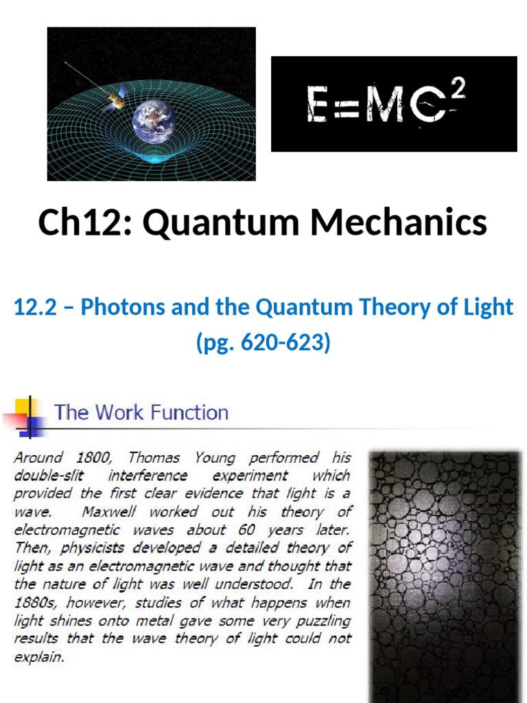 Quantum Mechanics: Photons Explained | PDF
