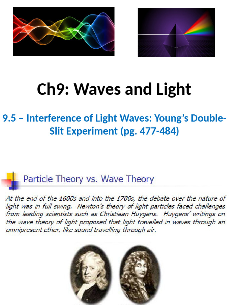 PP6 Youngs Double Slit Experiment 9 5 With Notes | PDF | Science ...