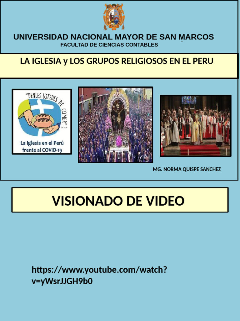 La Iglesia y Los Grupos Religiosos en El Peru Sesion 10 | PDF | Iglesia ...