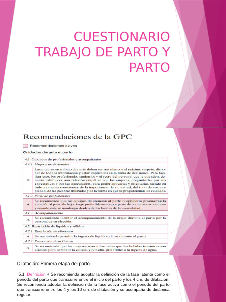 Guía de Parto y Alivio del Dolor | PDF | Parto | Medicina