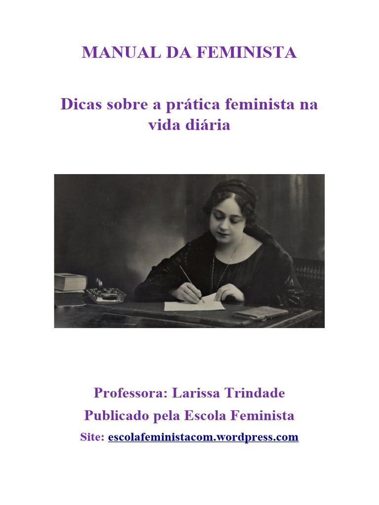 Manual da Feminista (Escola Feminista) | PDF | Feminismo | Estudos de ...