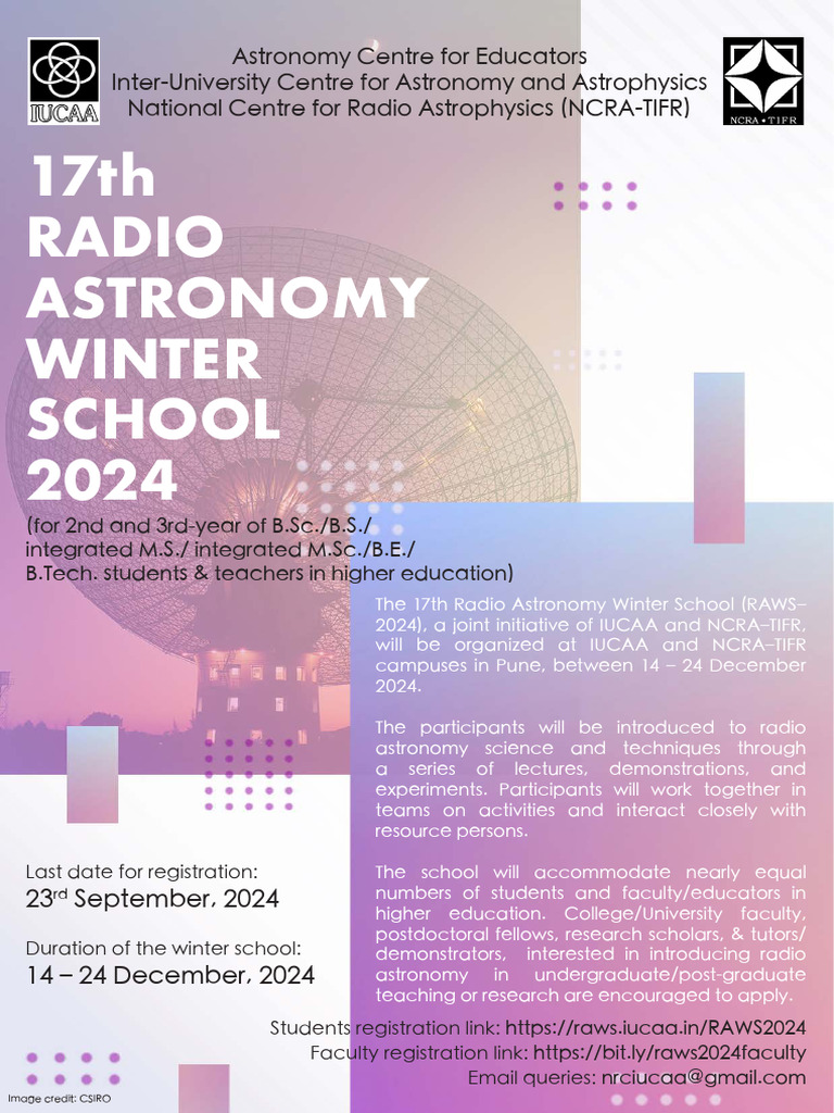 17th RAWS 2024 | PDF | Art | Science & Mathematics