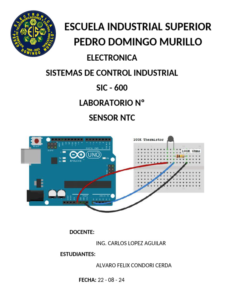 Laboratorio 1 - NTC | PDF | Temperatura | Celsius