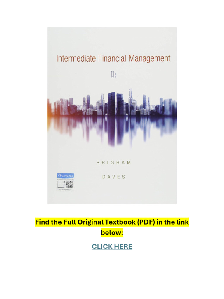 Intermediate Financial Management 13th Edition PDF | PDF | Capital ...