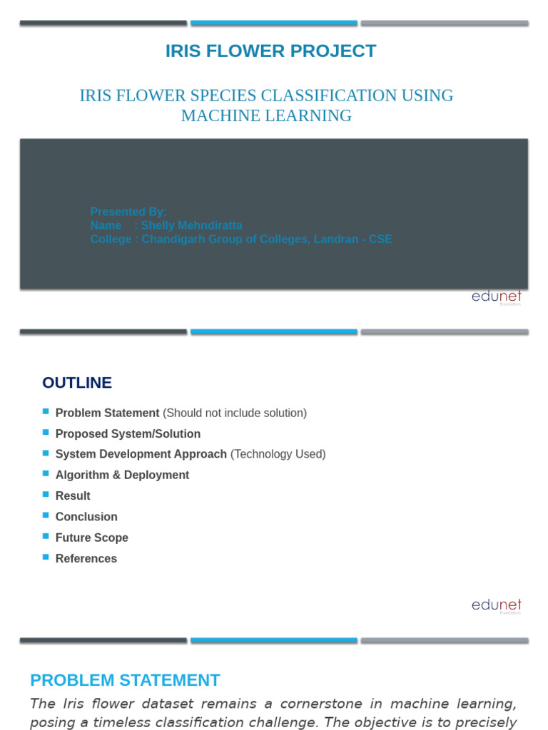 Shelly Mehndiratta IrisFlowerClassification | PDF | Machine Learning ...
