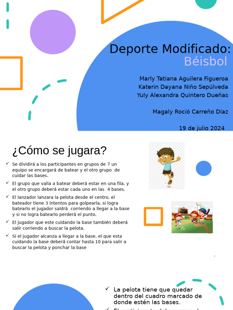 Deporte Modificado | PDF | Juegos de pelota y bate | Juegos de ...