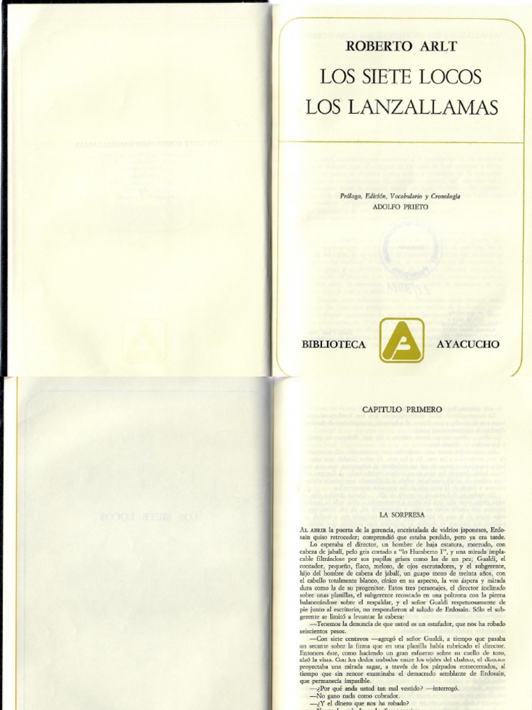 Arlt - Los Siete Locos | PDF