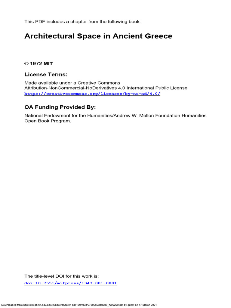 Architectural_Space_in_Ancient_Greece | PDF | Delphi