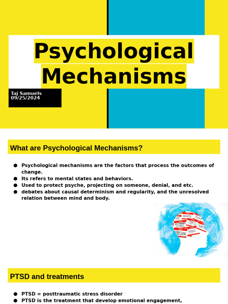 Psychological Mechanisms | PDF | Psychology | Emotions