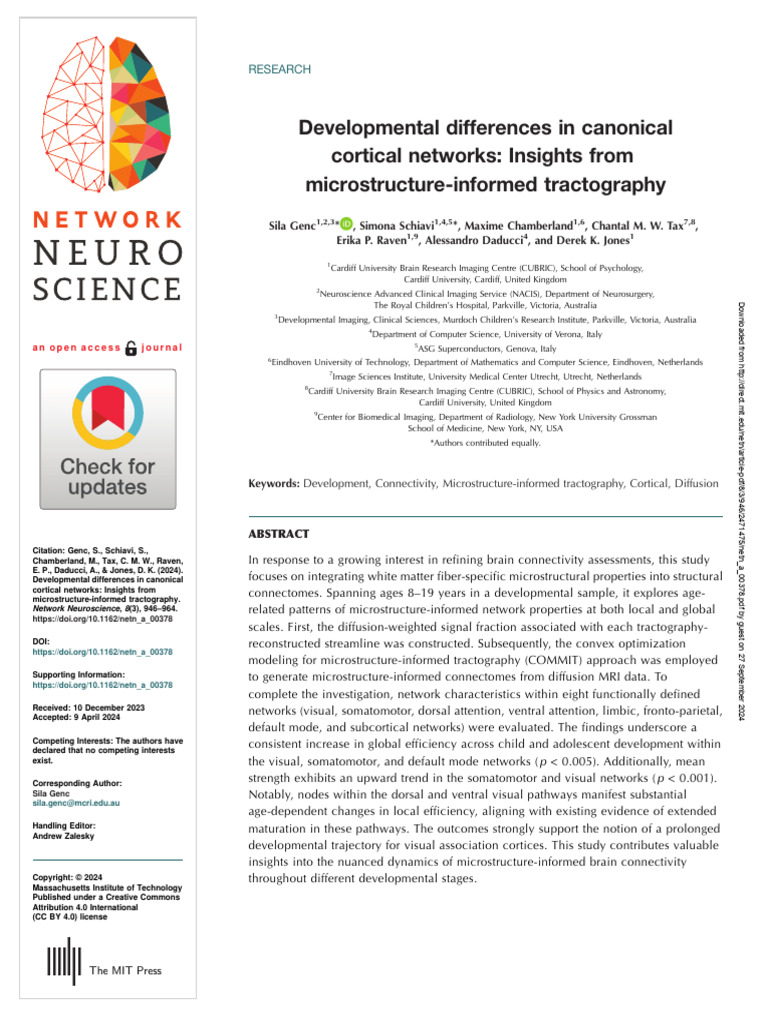 Eight canonical cortical networks | PDF | Occipital Lobe | Cognitive Science