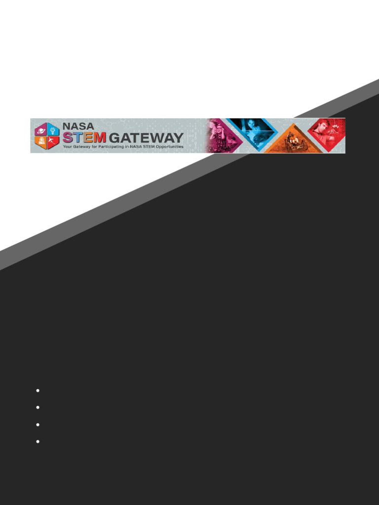 NASA STEM Gateway Account Setup Guide | PDF | Login | Secure Communication