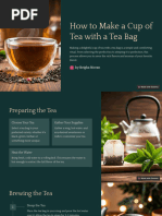 Tea Making Flowchart in 6 Steps | PDF