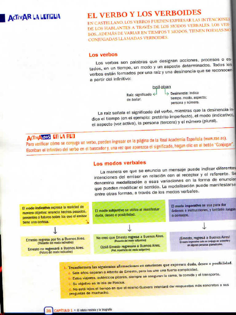 Verbo y Verboides - Verbos Irregulares | PDF