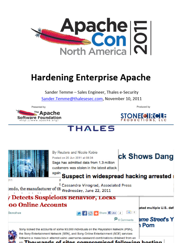 Hardening Enterprise Apache | PDF | Apache Http Server | Databases