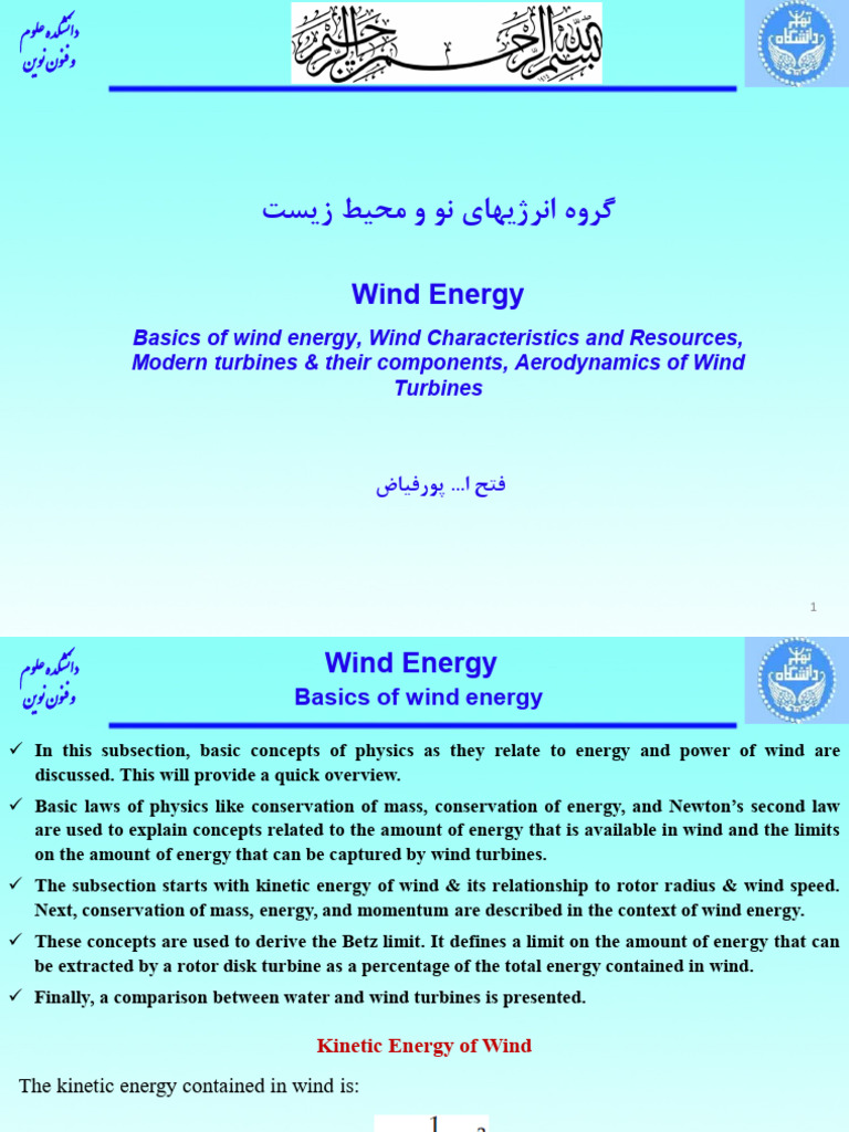 Presentation - Wind Energy | PDF | Atmosphere Of Earth | Atmospheric ...