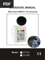 WBGT Monitoring Guidelines for Outdoor Work | PDF | Hyperthermia ...