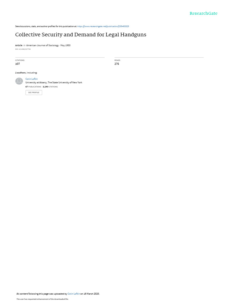 Peter Loftin's Financial Insights | PDF | Least Squares | Gun Control