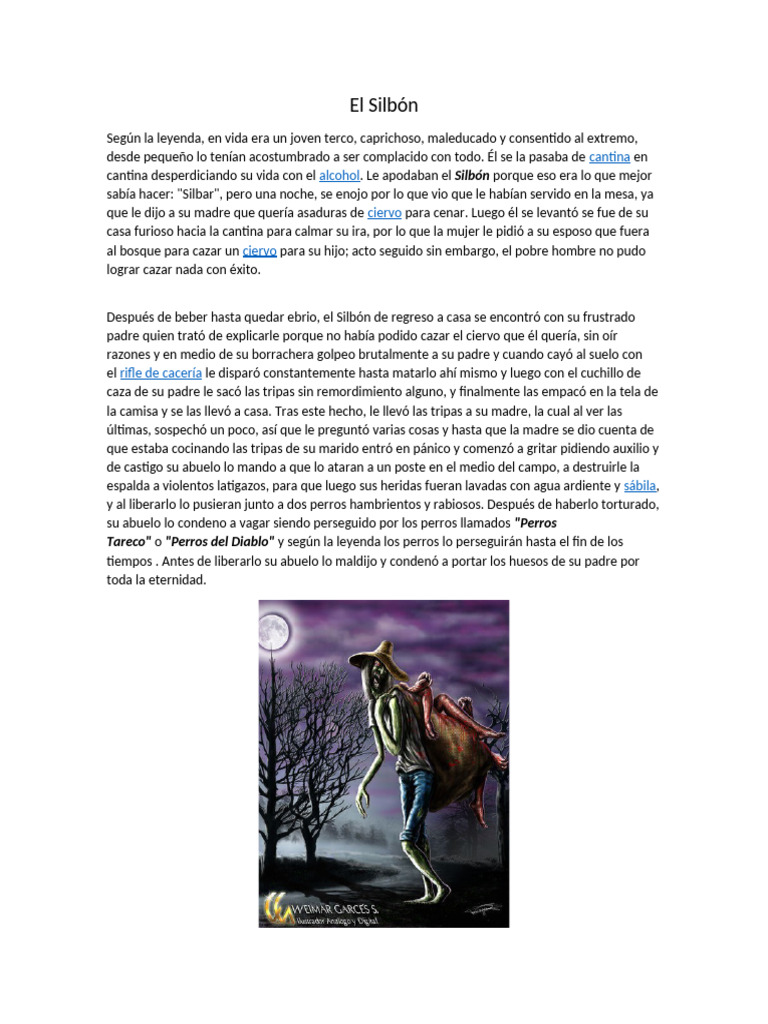 El Silbón | PDF | Ficciones de misterio, "thriller" y crimen
