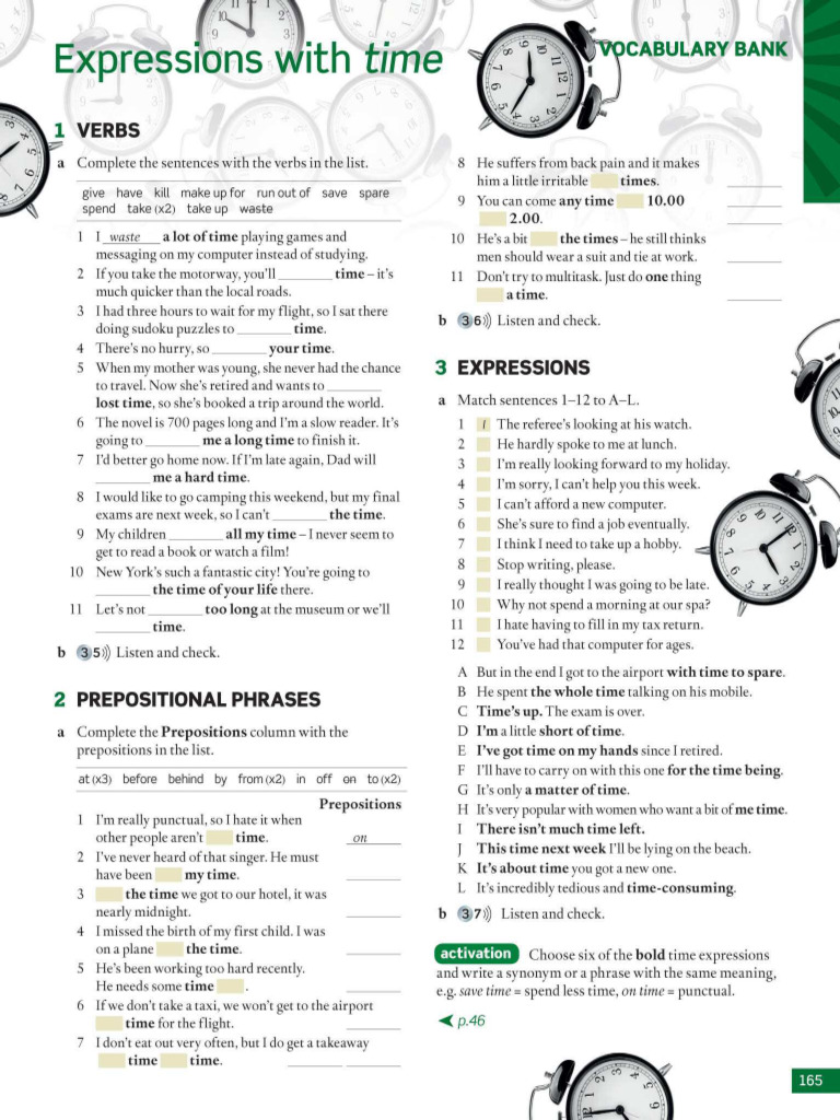 Time Expressions | PDF