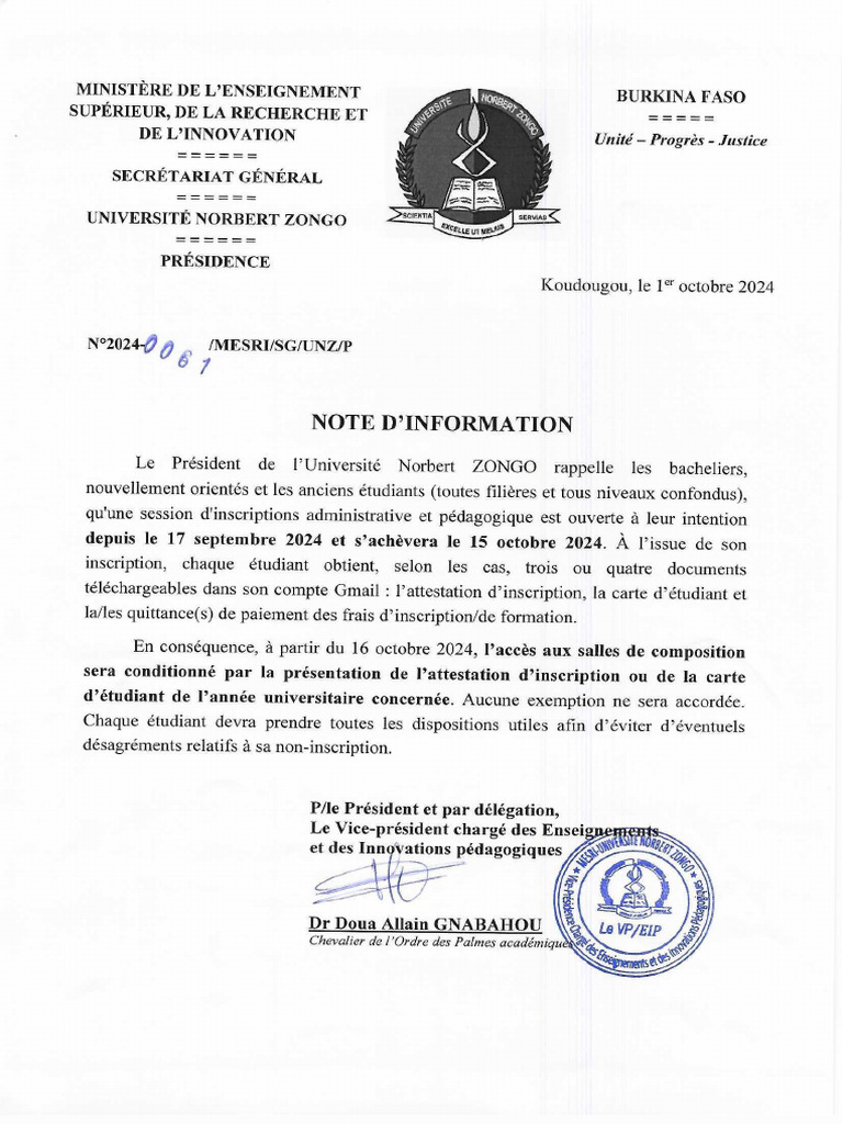 Note d'Information | PDF