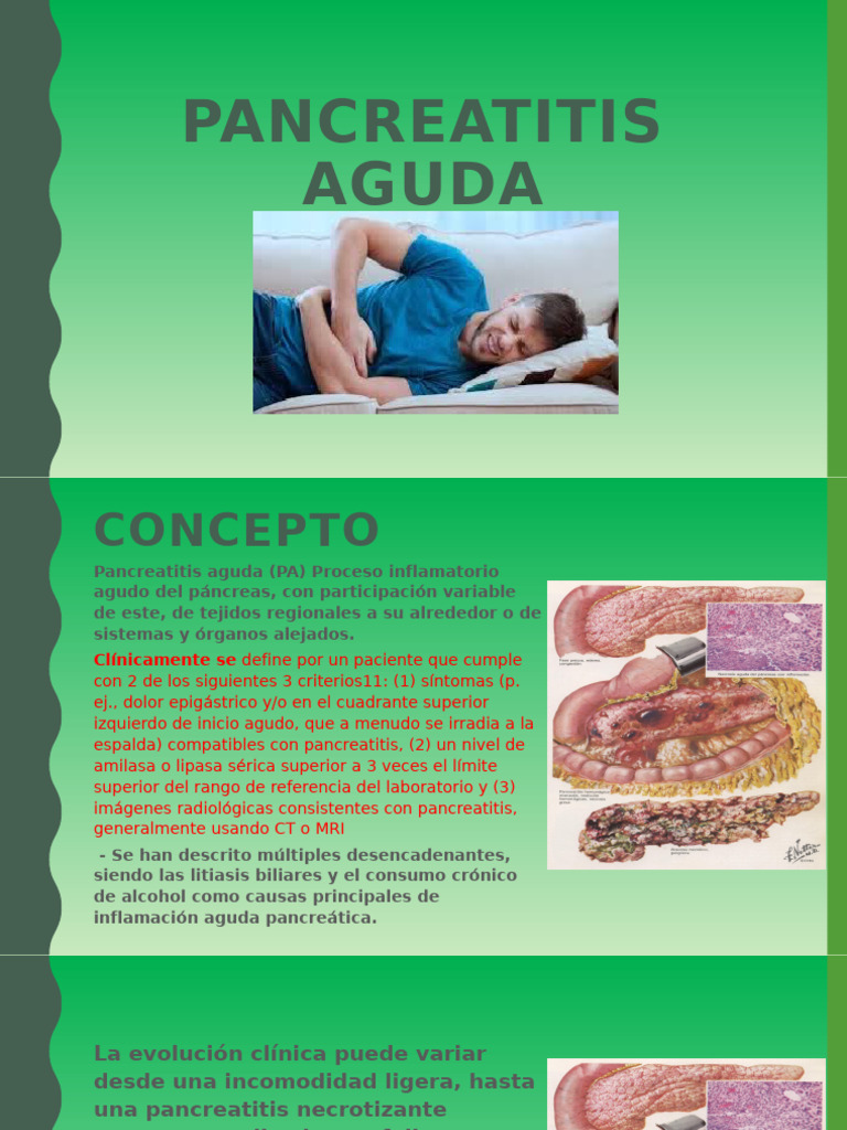 Pancreatitis Aguda: Causas y Diagnóstico | PDF | Medicina CLINICA ...