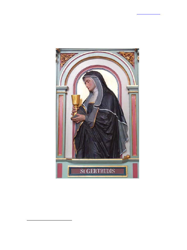 Santa Gertrudis Figura Del Amor Místico Nupcial | PDF | Ascension de ...