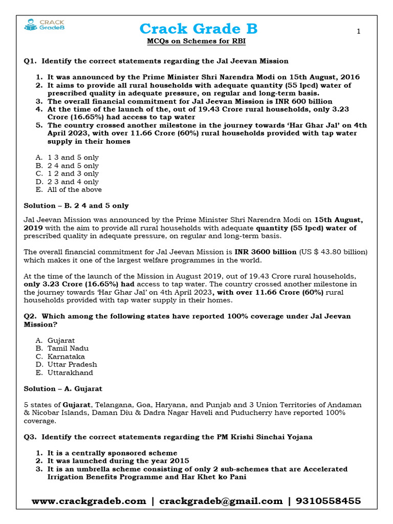 Important_Schemes_MCQs_Part-2_lyst6989 | PDF | Bonds (Finance) | Economies