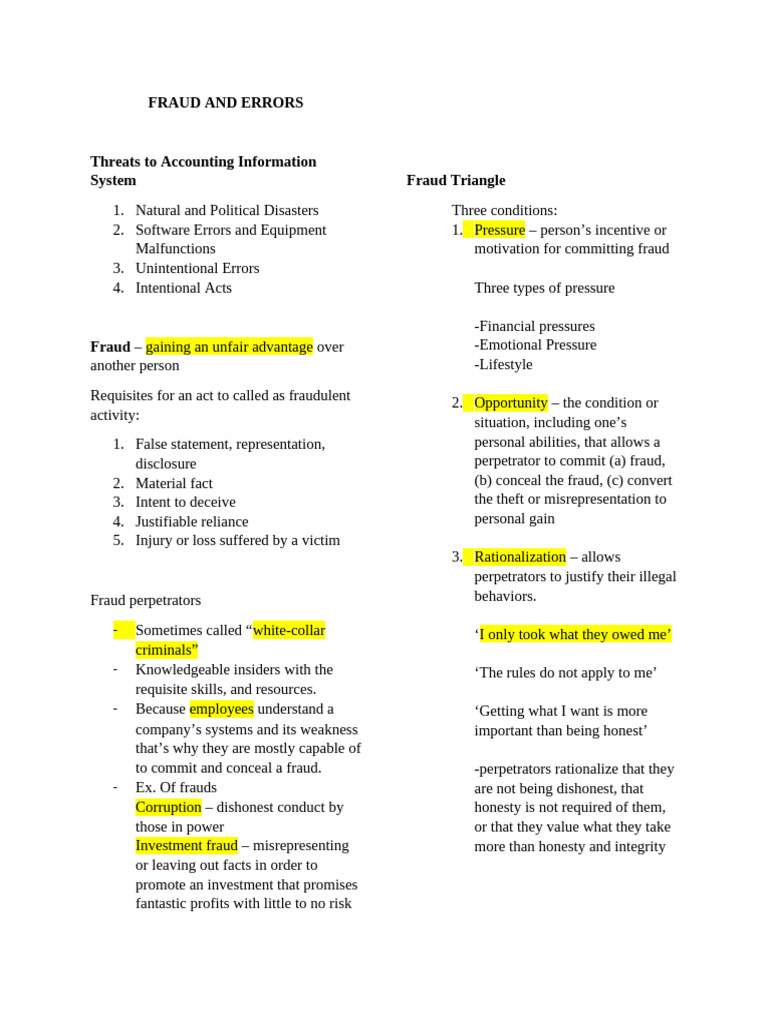 FRAUD AND ERRORS | PDF | Fraud | Phishing