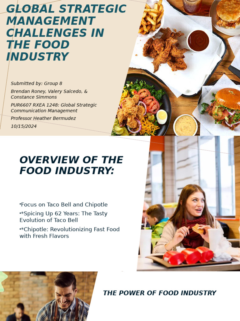 Global Strategic Management Challenges in The Food Industry | PDF ...