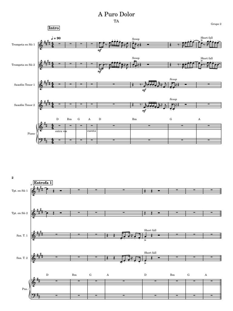 A Puro Dolor corregido | PDF | Musical Techniques