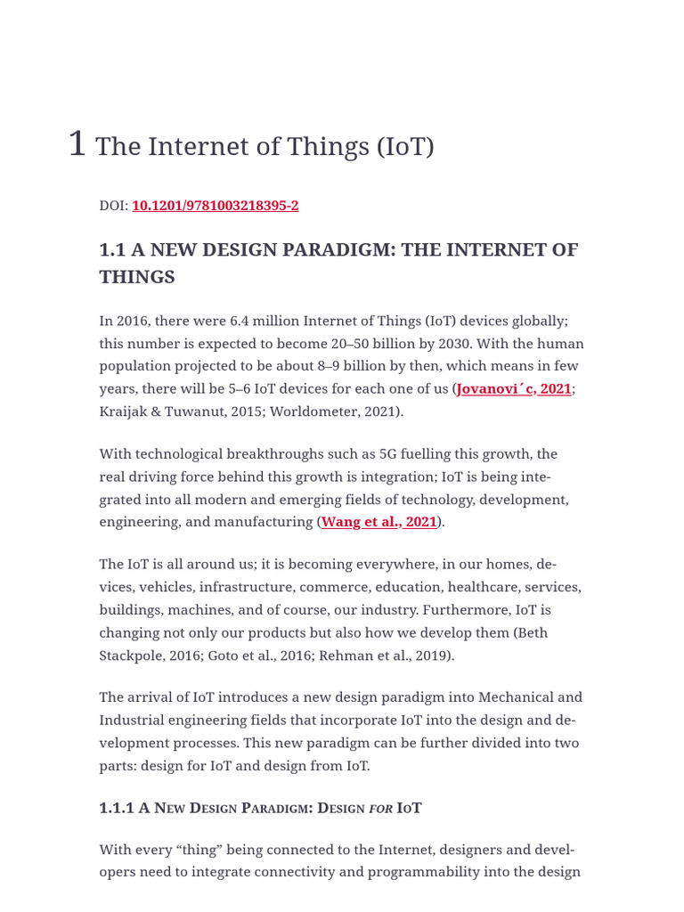 Chapter 1 The Internet of Things (IoT) - The Internet of Mechanical ...