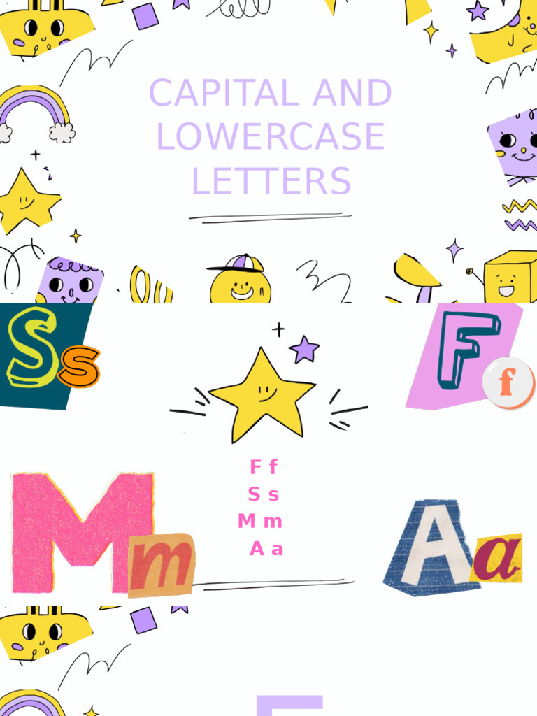 Capital and Lowercase Letters | PDF